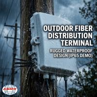 China 8 Cores Outdoor Wall Mount Fiber Distribution Box ftth distribution terminal box for sale
