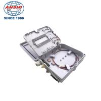 China 12-Core Fiber Optic Distribution Box with LC Simplex Adapters & IP65 Protection for FTTH Applications for sale