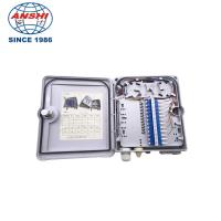 China 12-Core Fiber Optic Distribution Box with LC Simplex Adapters & IP65 Protection for FTTH Applications for sale