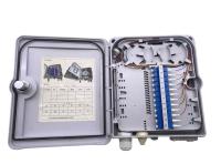 China 12-Core Fiber Optic Distribution Box with LC Simplex Adapters & IP65 Protection for FTTH Applications for sale