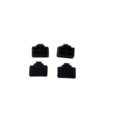 China Silicone Black Corrosion Resistant RJ45 Port Dust Cover for Ethernet Port Protection for sale