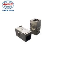 China Cat5e Shielded Keystone Jack with Straight Through RJ45 Port for Stable Data Transmission for sale