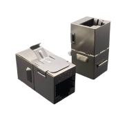 China Cat5e Shielded Keystone Jack with Straight Through RJ45 Port for Stable Data Transmission for sale