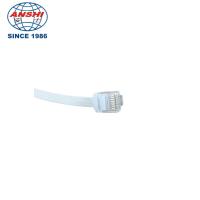 China CAT5E Unshielded Flat Network Patch Cord with 30AWG Pure Copper for 1000Mbps Data Transmission for sale