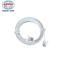 China CAT5E Unshielded Flat Network Patch Cord with 30AWG Pure Copper for 1000Mbps Data Transmission for sale