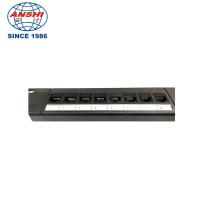 China 8 Port Unloaded Modular Patch Panel with CAT6A Compatibility for RJ45 Connections for sale