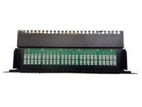 China 19 Inch 1U 50 Port Krone IDC Voice Patch Panel with Corrosion Resistant Steel for sale