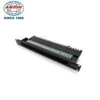 China 19 Inch 1U 50 Port Krone IDC Voice Patch Panel with Corrosion Resistant Steel for sale