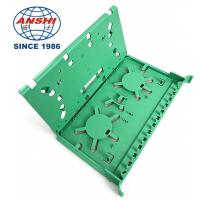 China Factory Wholesale 12 Core 24 Core Fiber Direct Splice Tray Eco-Friendly ABS Telecom V3.0 ODF Integrated Fiber Splice Tray for sale