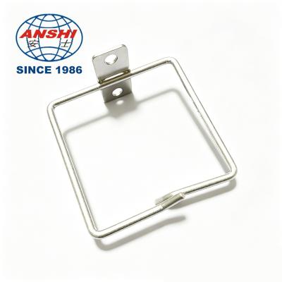 China Custom Galvanized Steel Cable Management Ring, Anti-Rust Durable Cable Ring For Server Cabinet & Data Center Wiring for sale