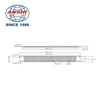 China 19 Inch 1U Detachable Ventilated Rack Panel With Round Cooling Holes, Dustproof Blank Baffle For Telecom Cabinet Cable Management for sale