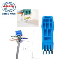 China RJ11 RJ45 Punch Down Tool, Simple Crimp Insertion Tool For Network Keystone Jack Cable Management for sale