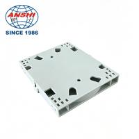 China ANSHI 12 Cores Splice Cassette Tray, FTTH FTTx Optical Patch Panel Terminal Box, ABS/PC Material ISO9001 Fiber Optic Equipment for sale