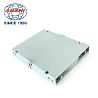 China ANSHI 12 Cores Splice Cassette Tray, FTTH FTTx Optical Patch Panel Terminal Box, ABS/PC Material ISO9001 Fiber Optic Equipment for sale