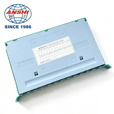 China 24 Core Fiber Optic Splice Tray, Integrated SC FC Connector, Telecom Grade 24C ODF Splice Tray Without Jumper for sale
