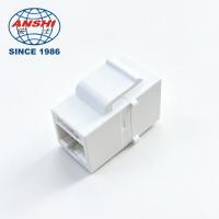 China ANSHI 180-Degree Tool-Free Keystone Jack RJ45 CAT5E CAT6 CAT6A UTP Unshielded Telecom Parts for sale