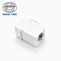 China ANSHI 180-Degree Tool-Free Keystone Jack RJ45 CAT5E CAT6 CAT6A UTP Unshielded Telecom Parts for sale