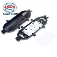 China Mini Aerial Fiber Splice Closure 1 In 1 Out, 12/24 Core Optical Cable Joint Box, Fiber Splicing Maintenance Enclosure for sale