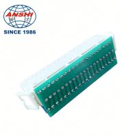 China 10 Pair 20 Pole LSA-PLUS Module PCB Terminal Telephone Connector XL-011L ABS Back Profile Mount Plugboard Telecom Parts for sale