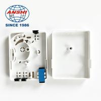 China Fiber Optic Wall Socket 1-Core Mini FTTH Invisible Optical Patch Panel Terminal Box for 3G and 4G Networks for sale