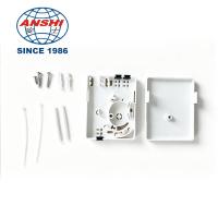 China Mini FTTH Invisible 2-Core Optical Terminal Box Fiber Optic Wall Socket for 3G & 4G Networks for sale