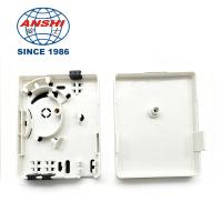 China Mini FTTH Invisible 2-Core Optical Terminal Box Fiber Optic Wall Socket for 3G & 4G Networks for sale
