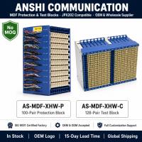China High Density 100 Pairs MDF Main Distribution Frame Terminal Block with Voltage and Current Protection for sale