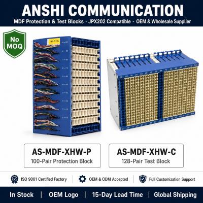 China High Density 100 Pairs MDF Main Distribution Frame Terminal Block with Voltage and Current Protection for sale