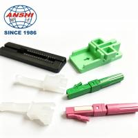China FTTH Mechanical Splicer Fiber Optic LC APC Fast Connector Metal V-groove Single Mode Multimode OM3 OM4 for sale