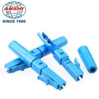 China Fiber Optic LC APC Fast Connector FTTH Mechanical Splicer  Metal V-groove Single Mode Multimode OM3 OM4 for sale