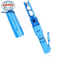 China Fiber Optic LC APC Fast Connector FTTH Mechanical Splicer  Metal V-groove Single Mode Multimode OM3 OM4 for sale