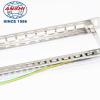 China 0.5U 19 Inch 24 Port STP Empty Blank Patch Panel, Highly Integrated Stainless Steel for sale