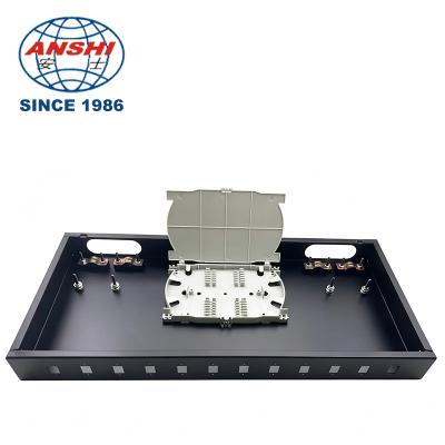 China 12 Port FC ST Fiber Patch Panel Round Mouth Indoor Fiber Optic Joint Box for FTTH Network Optical Equipment for sale