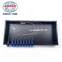 China 1U Rack Mount Symmetrical Split PLC Splitter, Metal Box for ODF Data Center for sale