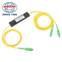 China OEM FTTH FBT 1x2 Fiber Optic Splitter Coupler 1310/1550nm Dual Window SC/APC for sale