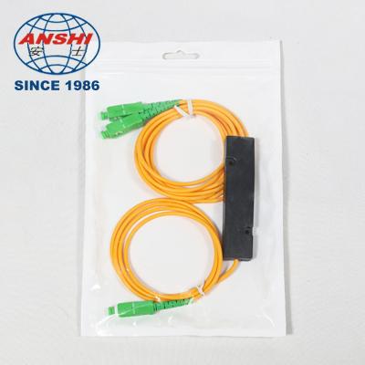 China OEM FTTH FBT 1x2 Fiber Optic Splitter Coupler 1310/1550nm Dual Window SC/APC for sale