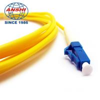 China Communication Manufacturer 90 Degree Bent Boot Lc Sm Sx Fiber Optic Patch Cord Connector for sale