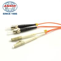 China Communication Manufacturer 90 Degree Bent Boot Lc Sm Sx Fiber Optic Patch Cord Connector for sale