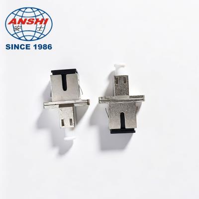 China SC to LC Simplex Hybrid Fiber Optic Adapter PC/APC, Metal Flange, Single Mode / Multi Mode for Patch Cord Pigtail for sale