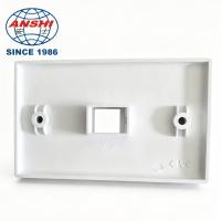 China US Standard 1 to 6 Gang Wall Plate, ABS Flame Retardant Network Outlet Faceplate Cover for sale