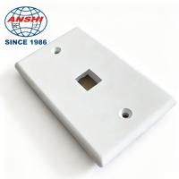 China US Standard 1 to 6 Gang Wall Plate, ABS Flame Retardant Network Outlet Faceplate Cover for sale