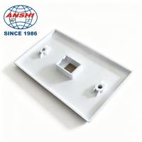 China US Standard 1 to 6 Gang Wall Plate, ABS Flame Retardant Network Outlet Faceplate Cover for sale