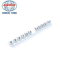 China Factory OEM Terminal Block Marker Strip, Blank & Number Printed Marking Strip for Telecom Communication Equipment for sale