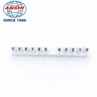 China Factory OEM Terminal Block Marker Strip, Blank & Number Printed Marking Strip for Telecom Communication Equipment for sale