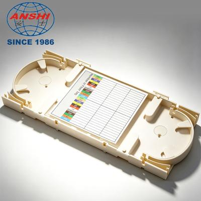 China 48-Core Fiber Fusion Splice Tray Terminal Box Fiber Distribution Box Fusion Splice Tray Large-Size Patch Cord Fusion Splice Tray for sale