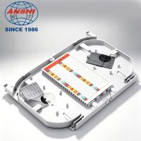 China 48-Core Fiber Fusion Splice Tray Terminal Box Fiber Distribution Box Fusion Splice Tray Large-Size Patch Cord Fusion Splice Tray for sale