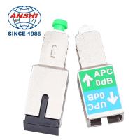 China High Performance 0dB Fiber Attenuator, SC/APC Male-SC/UPC Female Inline Plug, Single/Multimode 1310/1550nm for sale