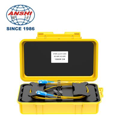 China 1km SM SC/APC-SC/APC OTDR Launch Cable Box,1310/1550nm Dead Zone Eliminator;SM/MM SC/FC/ST/LC UPC/APC 150M~2KM for sale