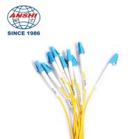 China LC UPC Connector ABS BOX Type 1x8 Fiber Optic PLC Splitter High Quality Cable Type Optical PLC Splitter for sale