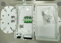 China ABS FTTH System Fiber Distribution Box With Key 4 Core 4 Port 205*135*40mm for sale